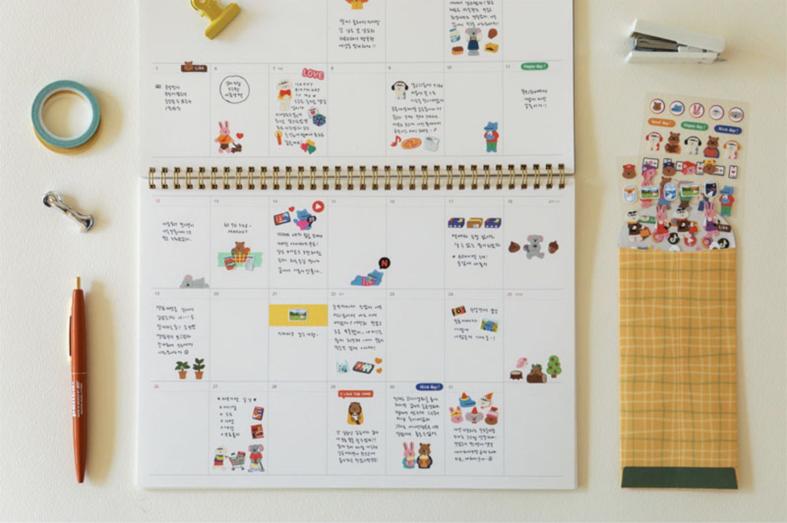 MochiThings: Mini Diary Removable Sticker v7