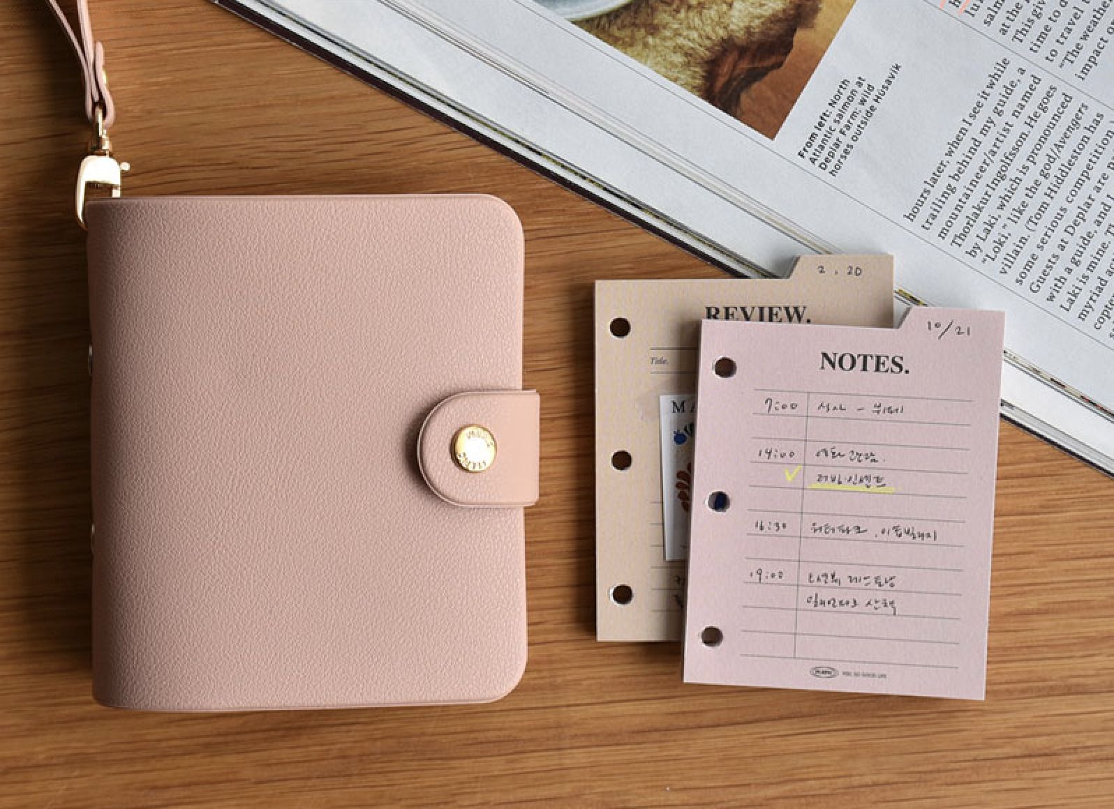 MochiThings: Mini Classy 3 Ring Index Planner Refill