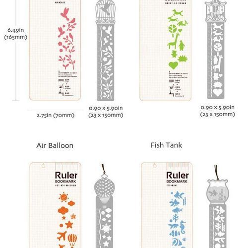 Ruler Bookmark | mochithings