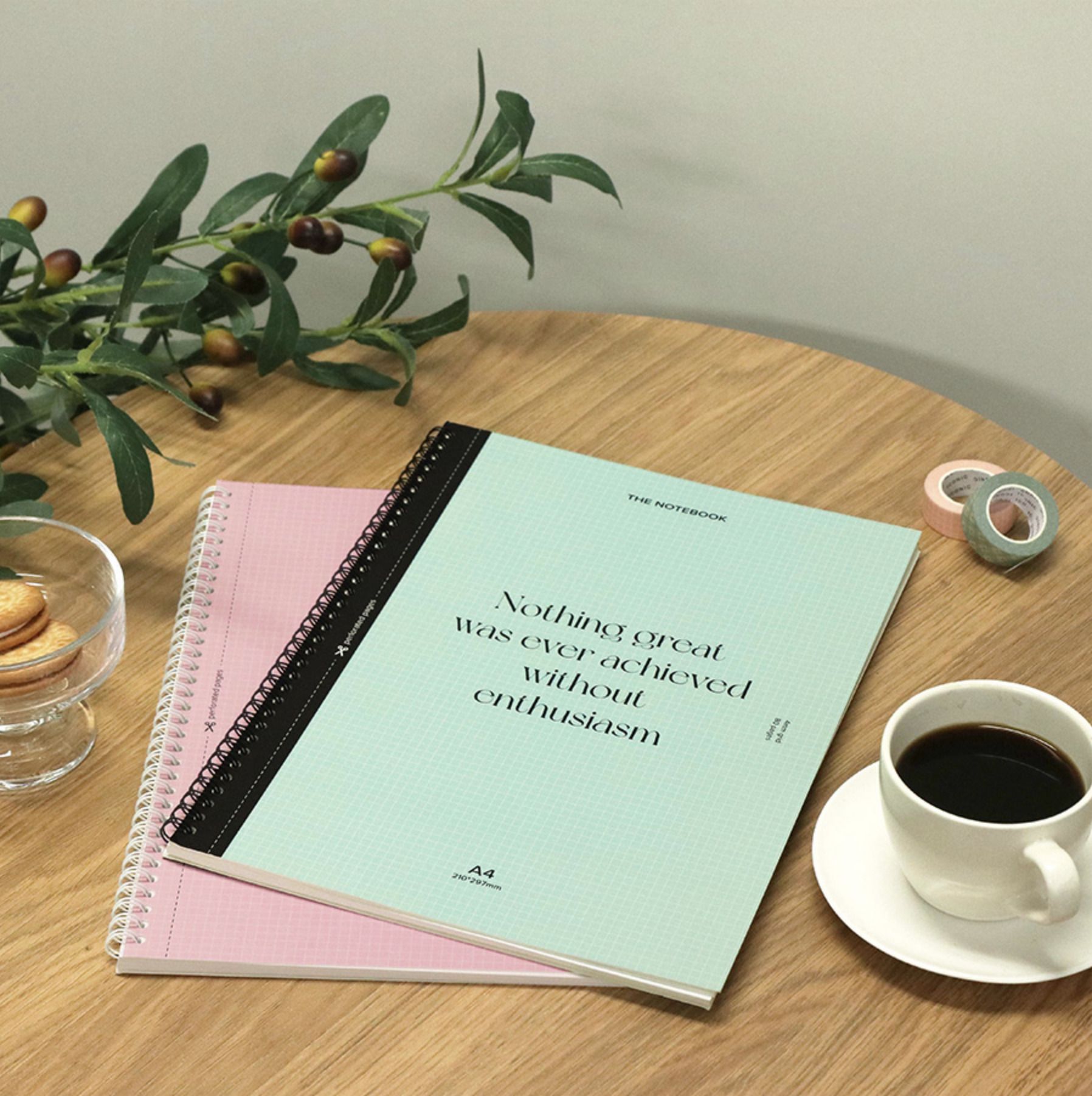 MochiThings: Grid Perforated A4 Spiral Notebook