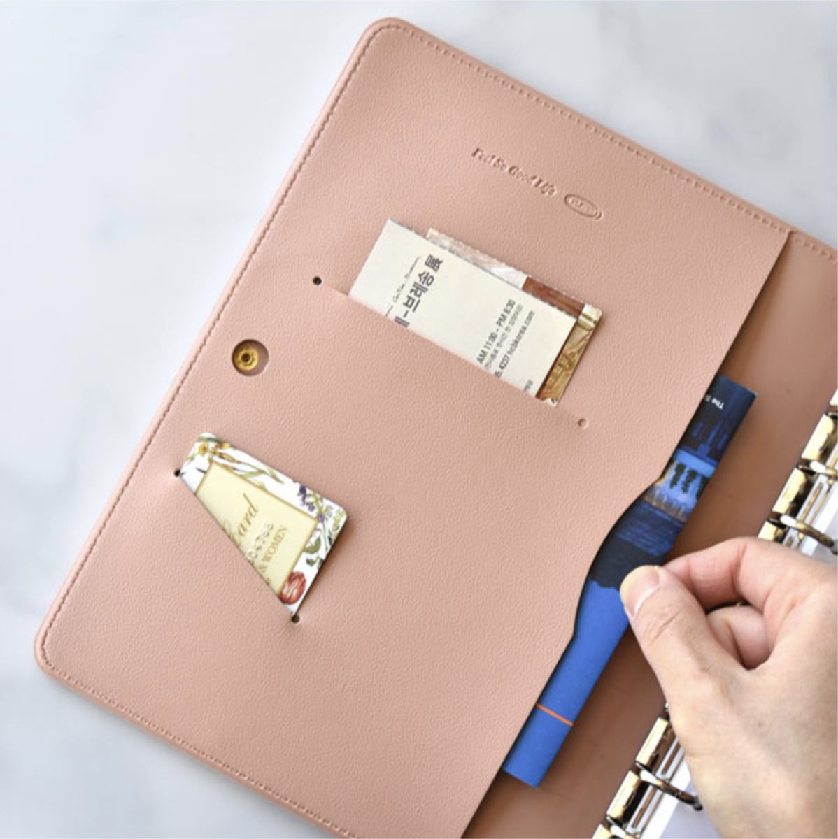 MochiThings: Classy 6 Ring A5 Button Binder