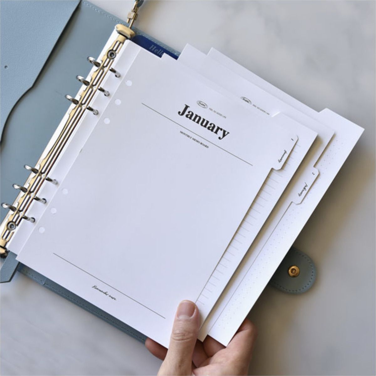 MochiThings: Classy 6 Ring A5 Button Binder