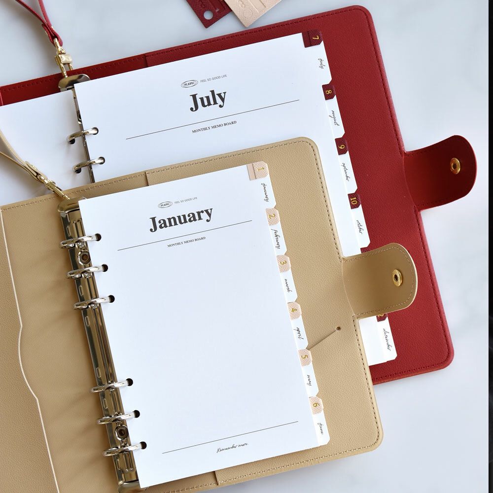 MochiThings: Classy 6 Ring A5 Button Binder