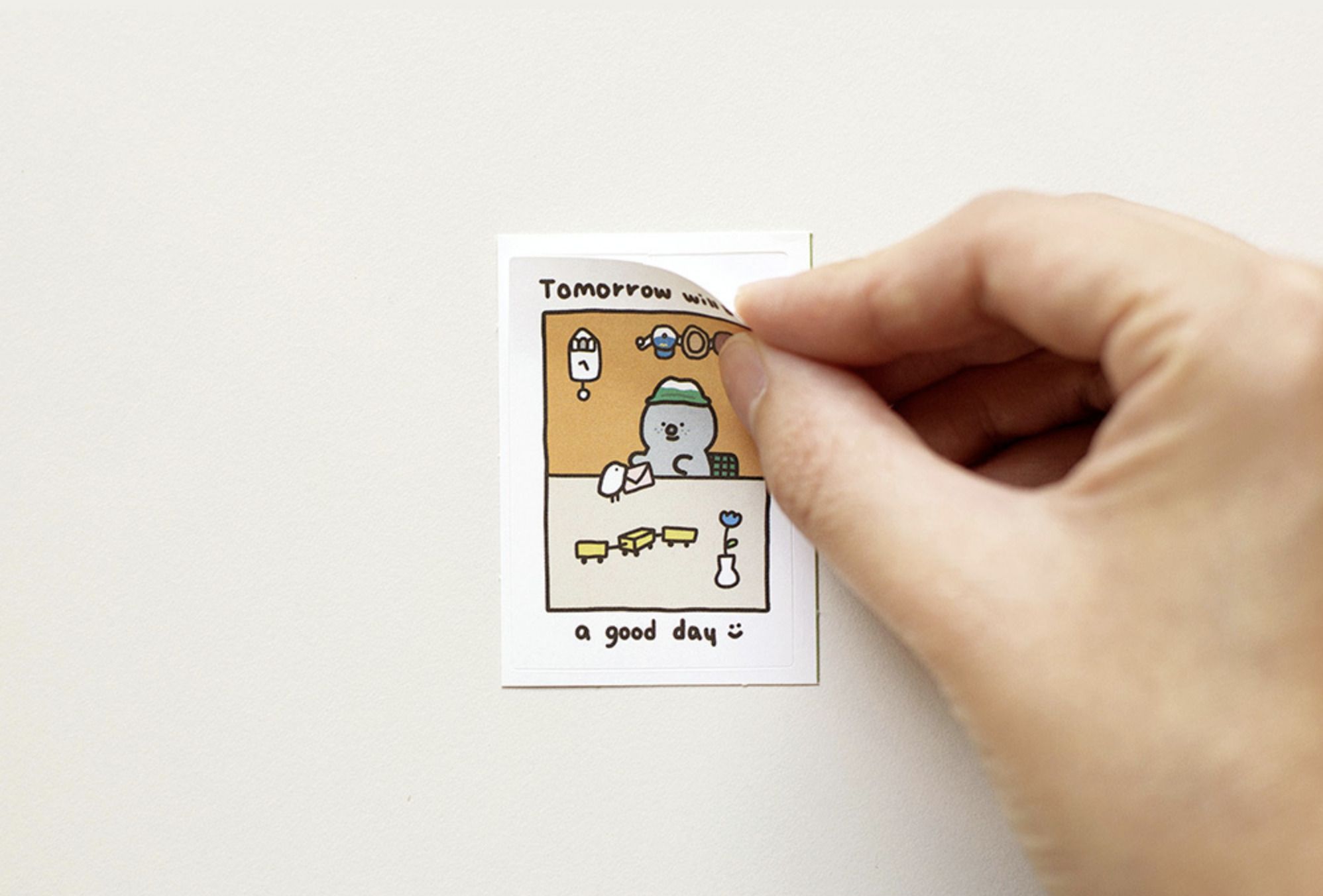 MochiThings: 48pcs Jeju Cat Label Sticker Set