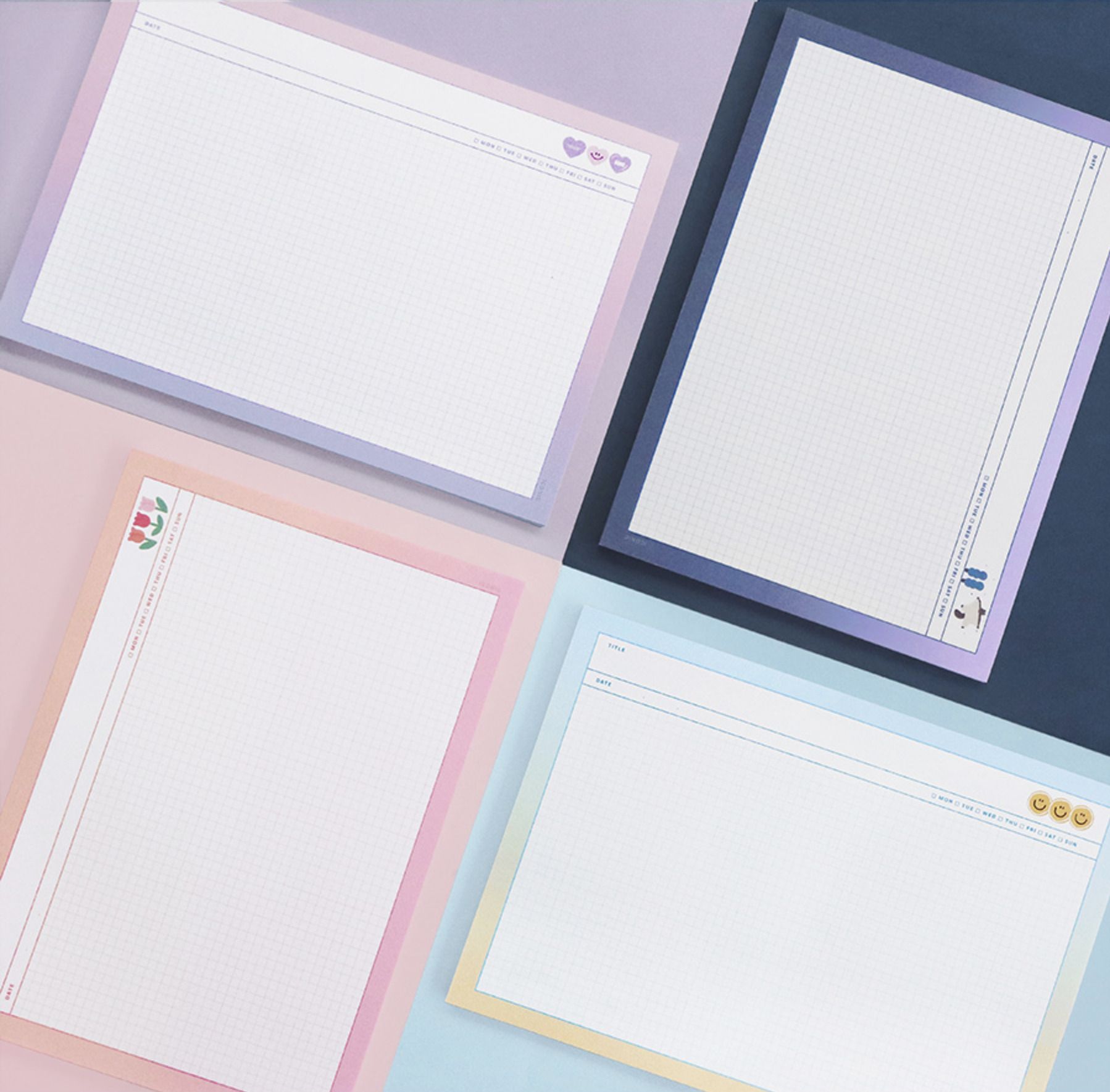 MochiThings: Merry B5 Grid Notepad
