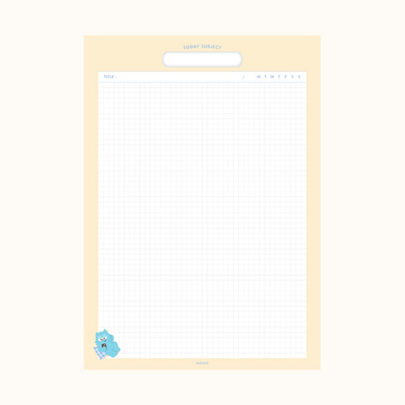 MochiThings: Monster School B5 Notepad