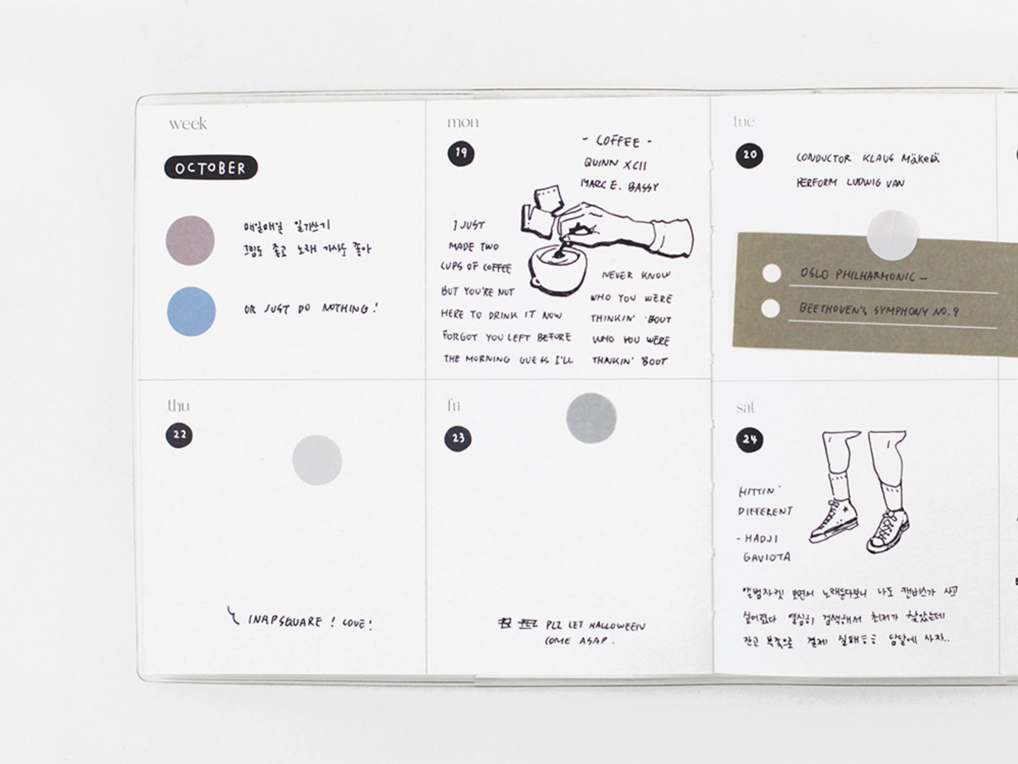 MochiThings: Square Drawing Diary Planner