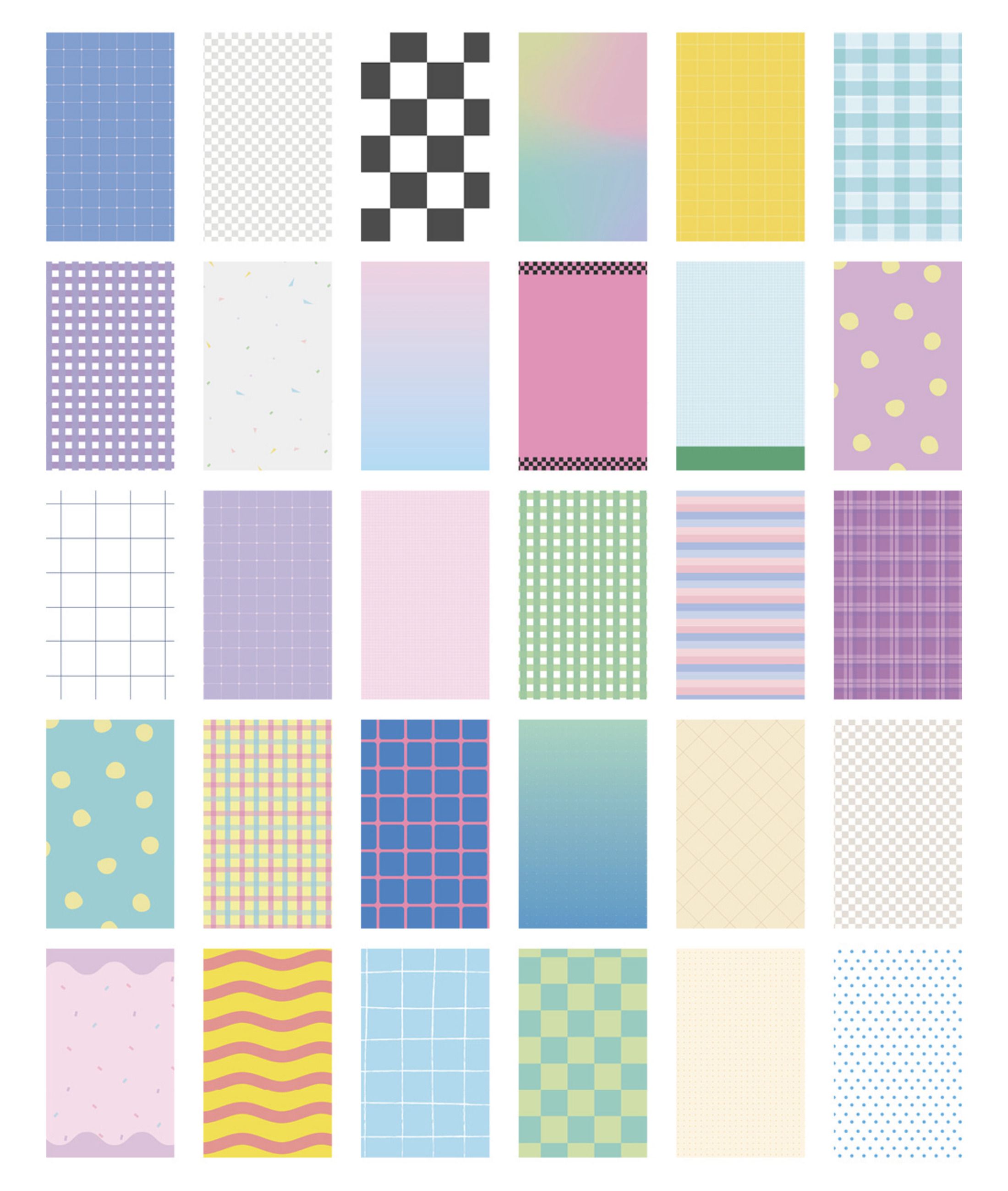 MochiThings: Colorful Inner Pattern Spiral Notebook