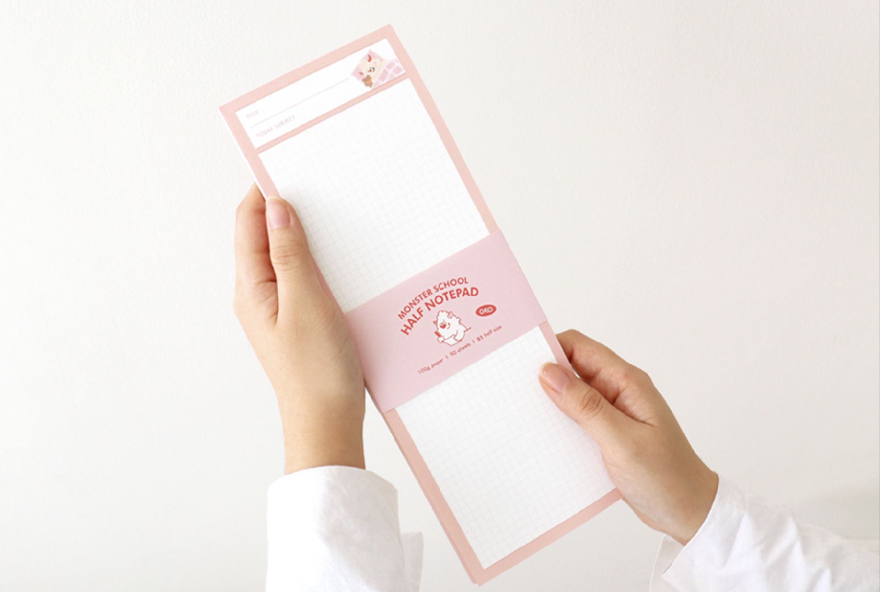 MochiThings: Monster School Half Notepad