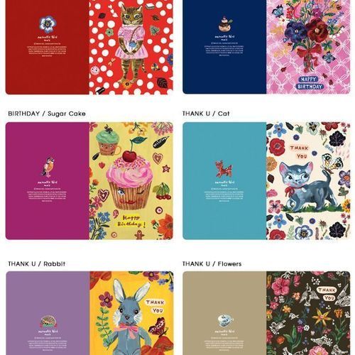 MochiThings: Nathalie Lete Card v1