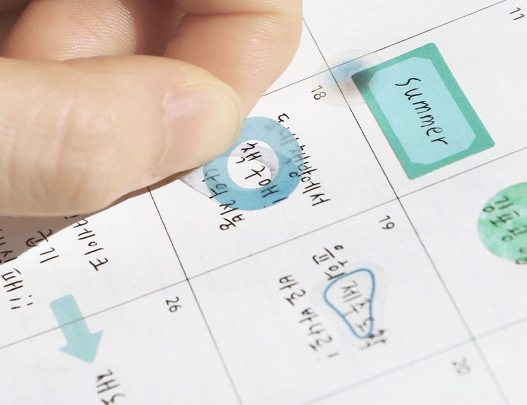 MochiThings: 10pcs Color Shape Sticker Set