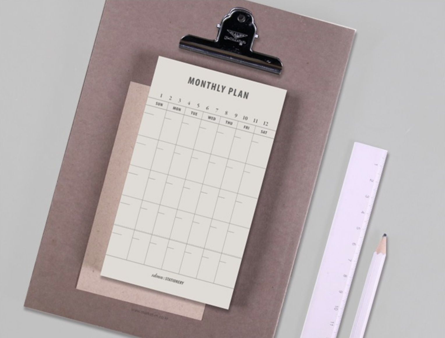 MochiThings: Vintage-colored Planning Notepad v2