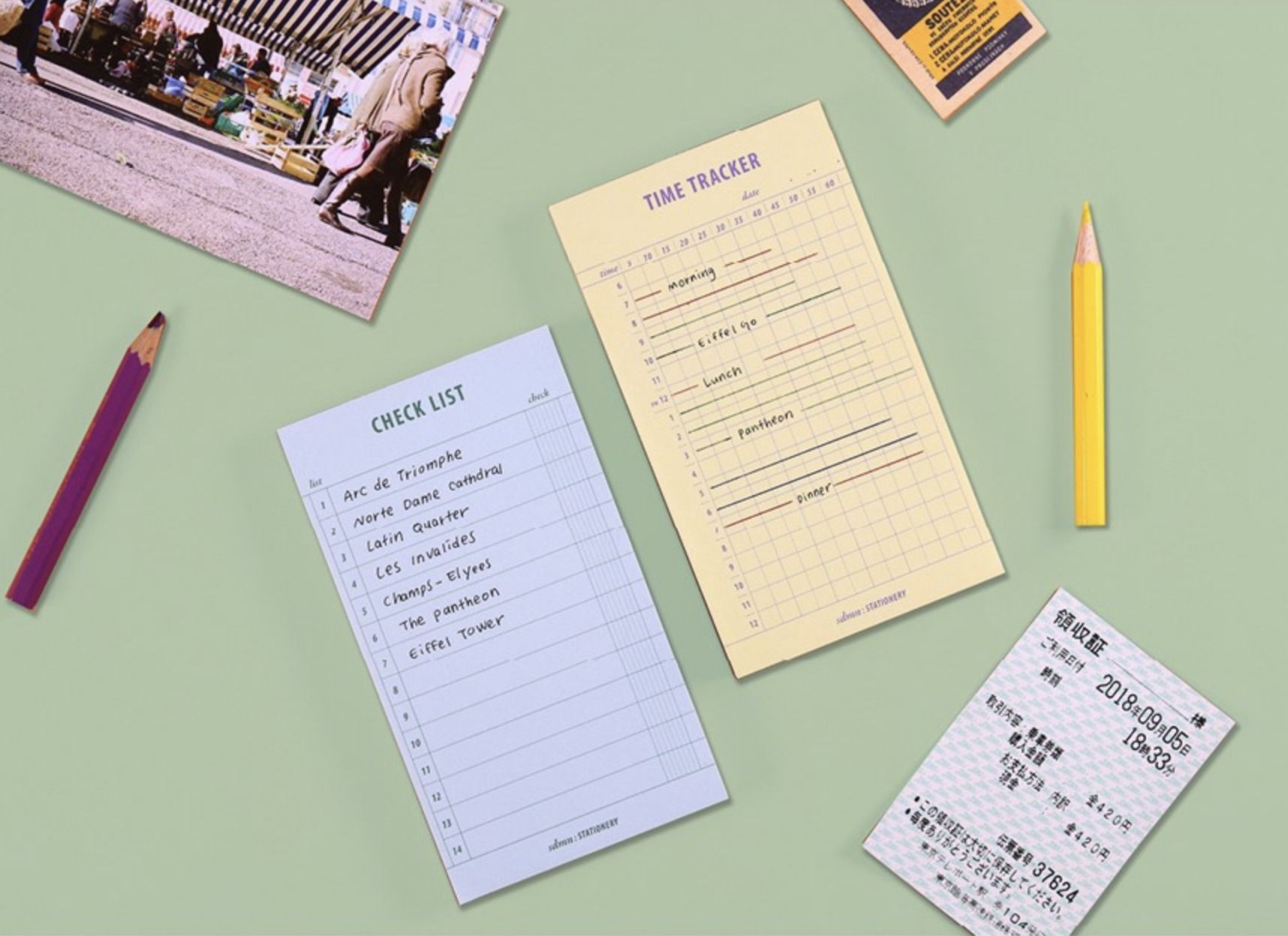 MochiThings: Vintage-colored Planning Notepad v2