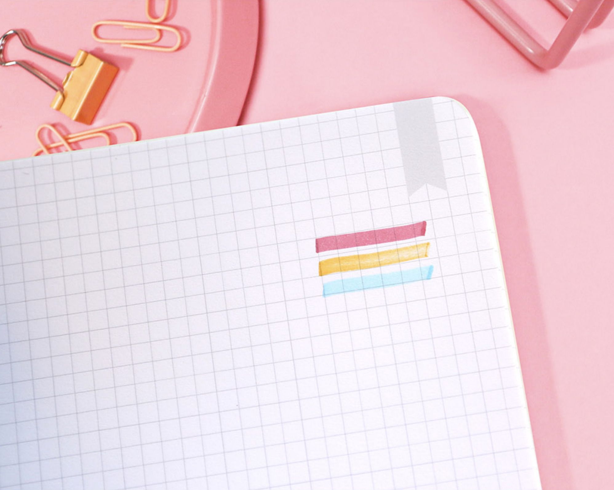 MochiThings: MYO Spiral Jumbo Grid Notebook
