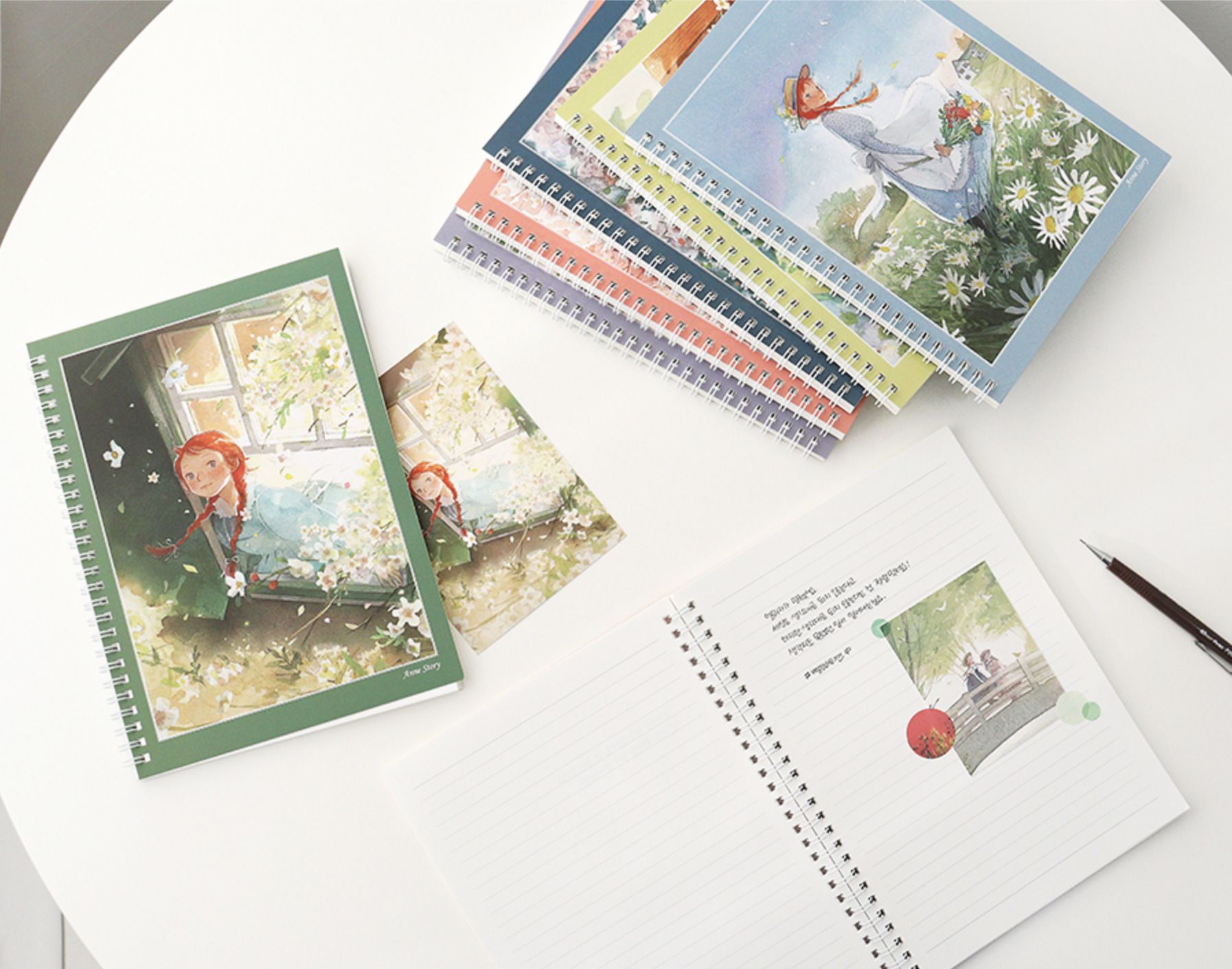 MochiThings: Anne Story B5 Spiral Lined Notebook