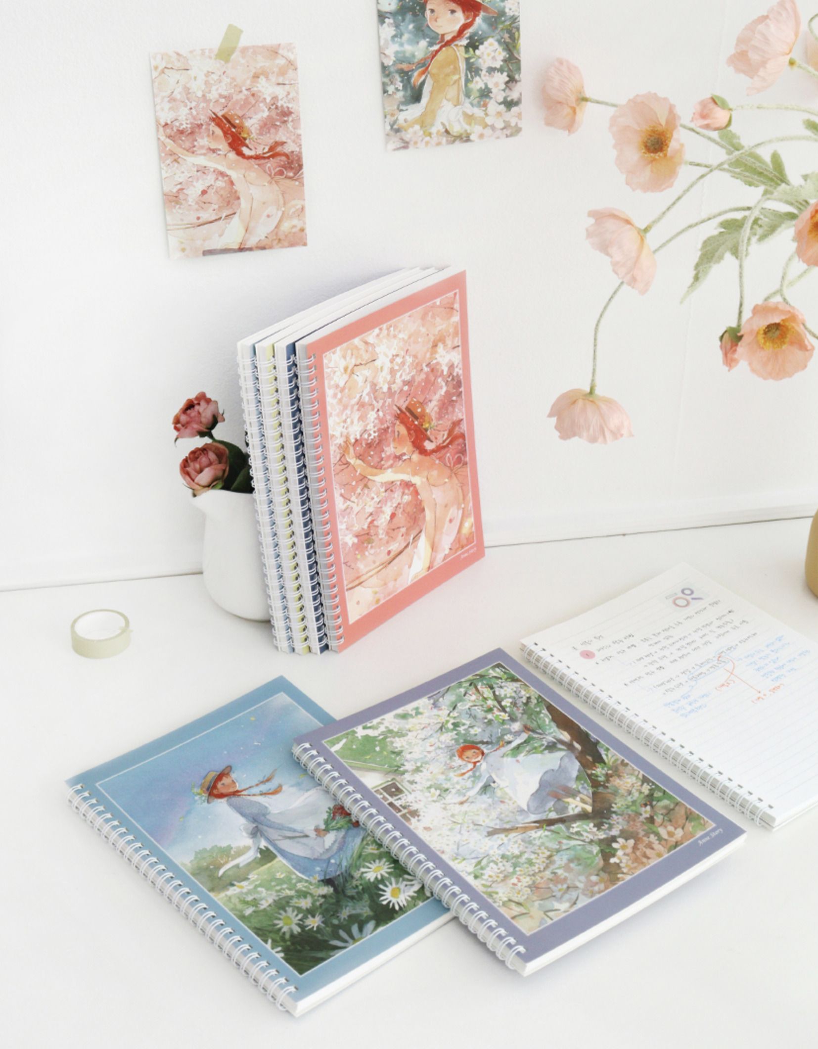 MochiThings: Anne Story B5 Spiral Lined Notebook
