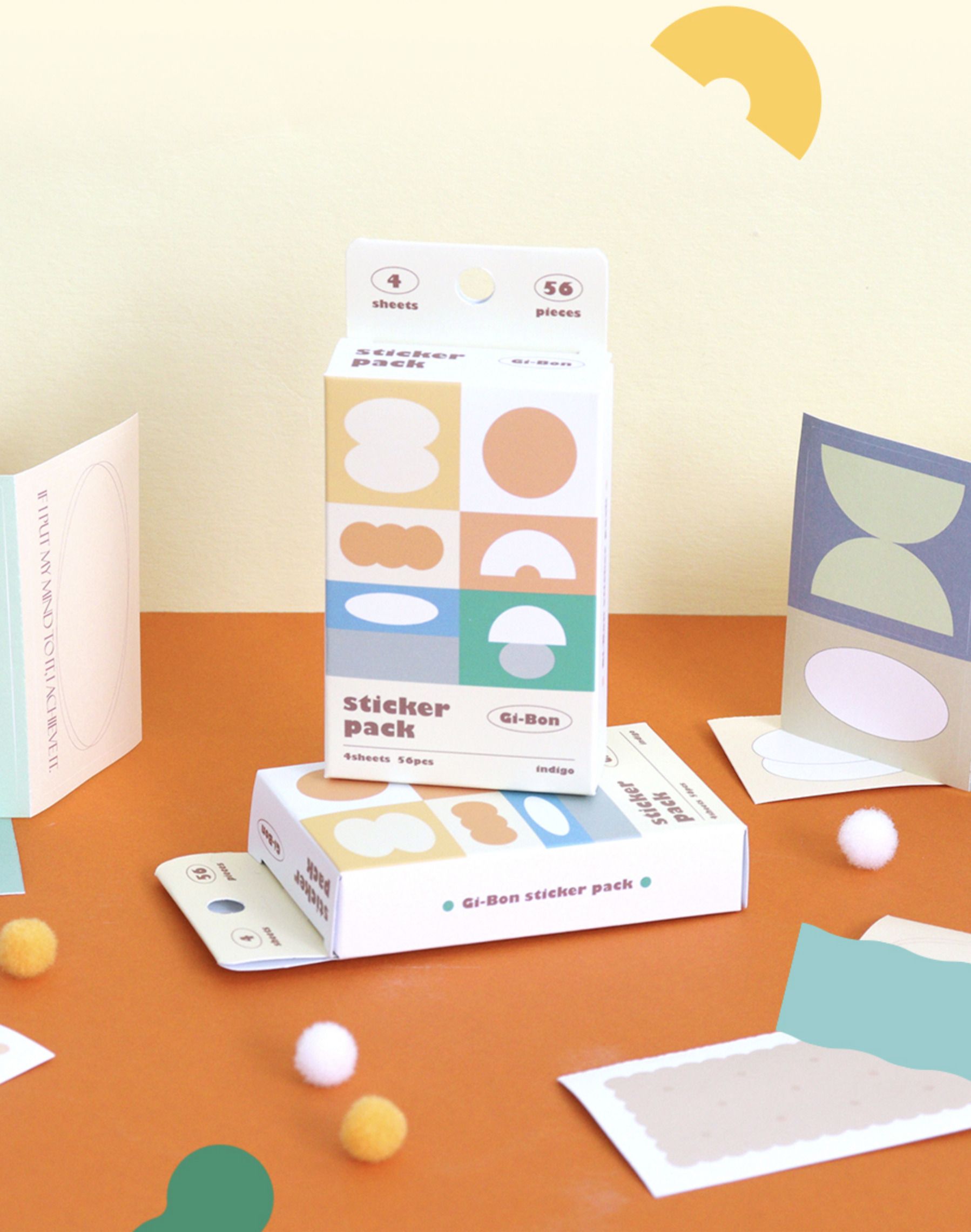 MochiThings: 56pcs Gi Bon Label Sticker Set