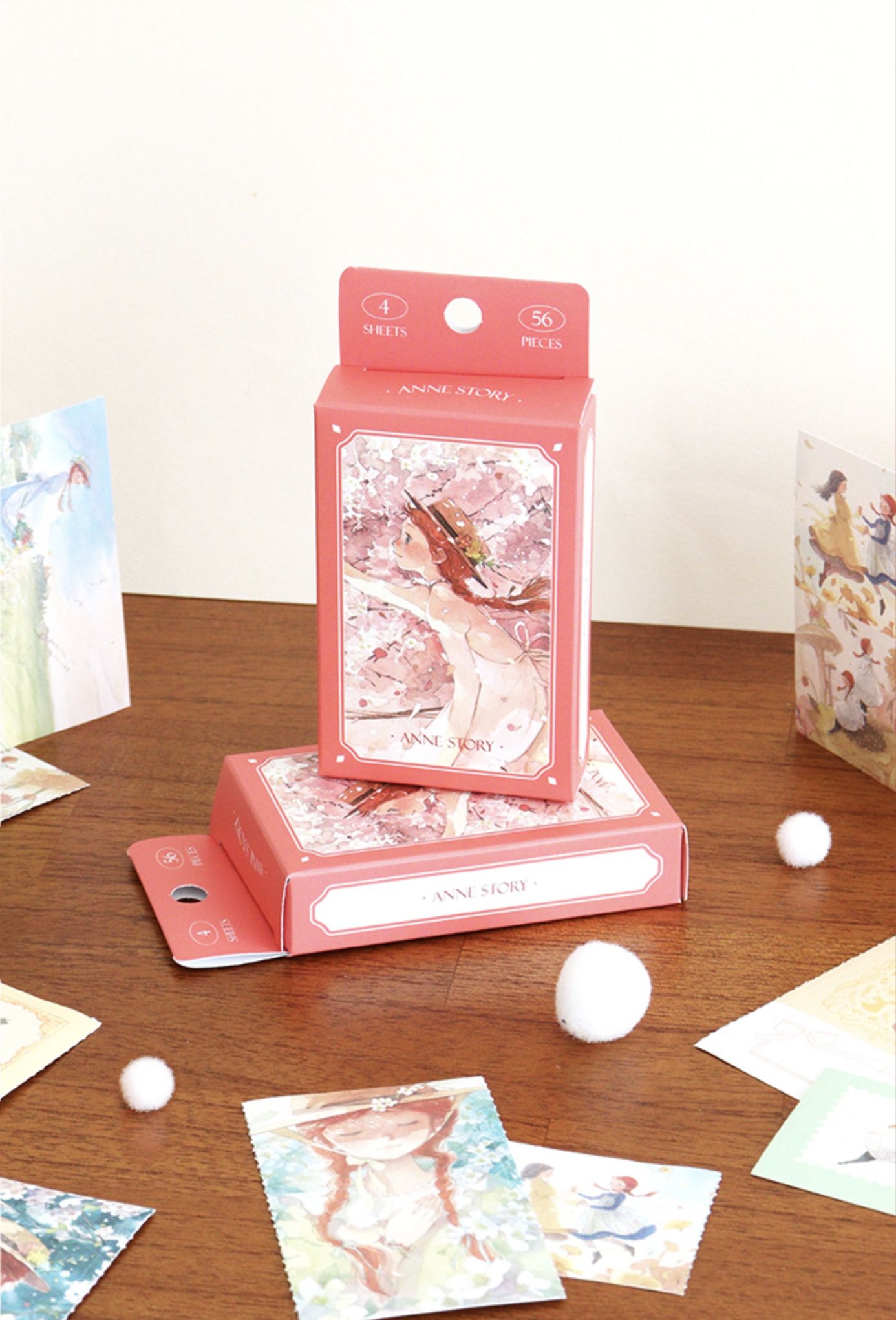 MochiThings: 56pcs Anne Story Label Sticker Set