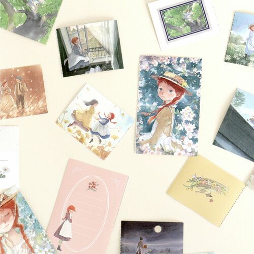 MochiThings: 56pcs Anne Story Label Sticker Set