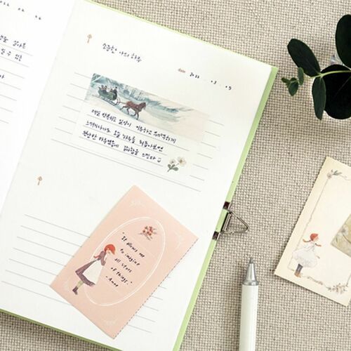 MochiThings: 56pcs Anne Story Label Sticker Set