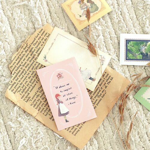 MochiThings: 56pcs Anne Story Label Sticker Set