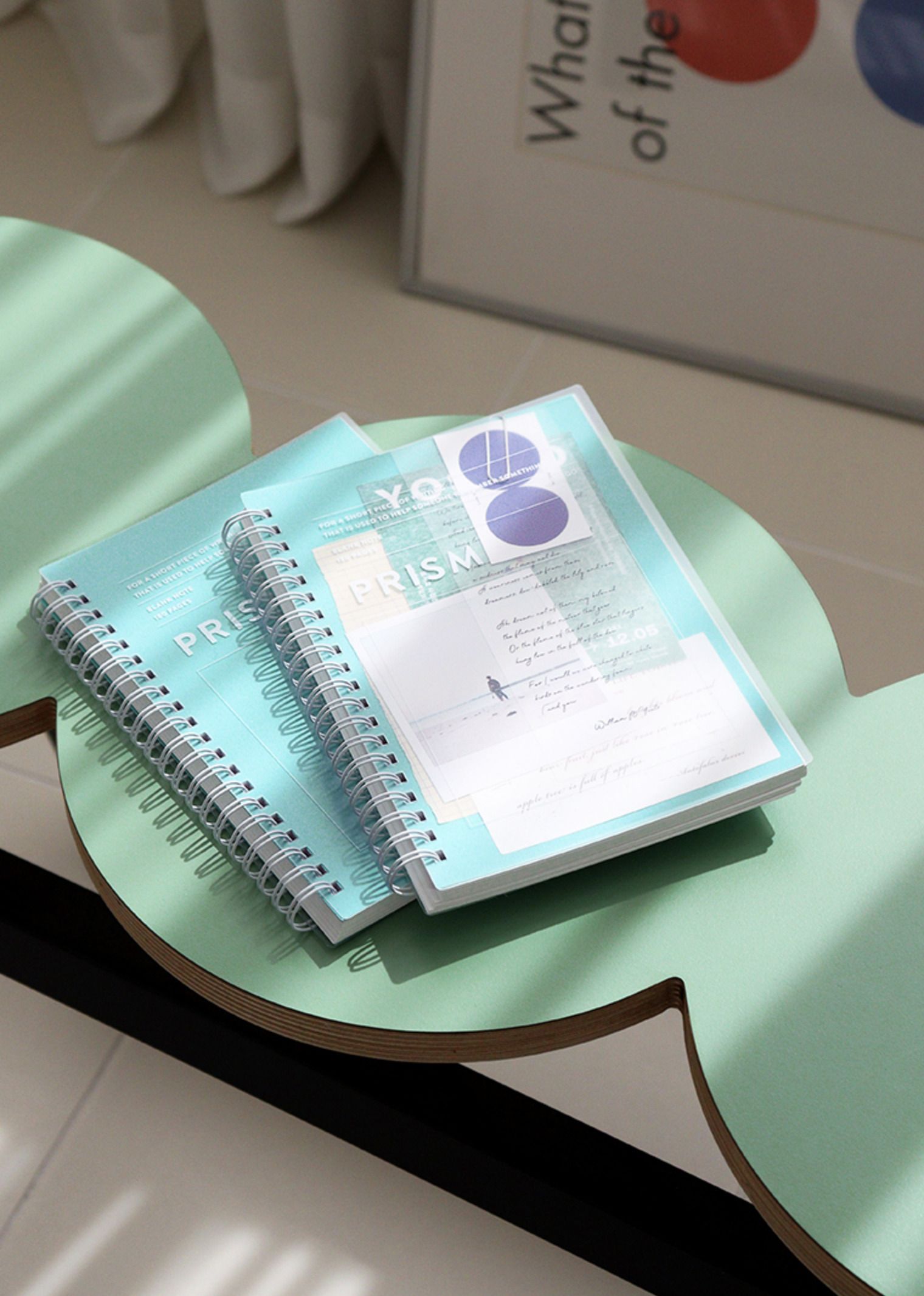 MochiThings: Prism B6 180p Spiral Plain Notebook