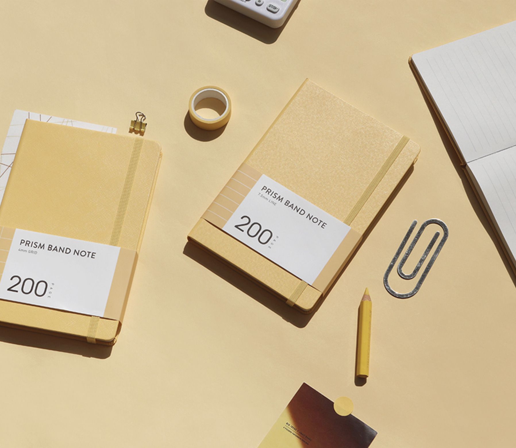 MochiThings: Prism 200p Hardcover Band Lined Notebook