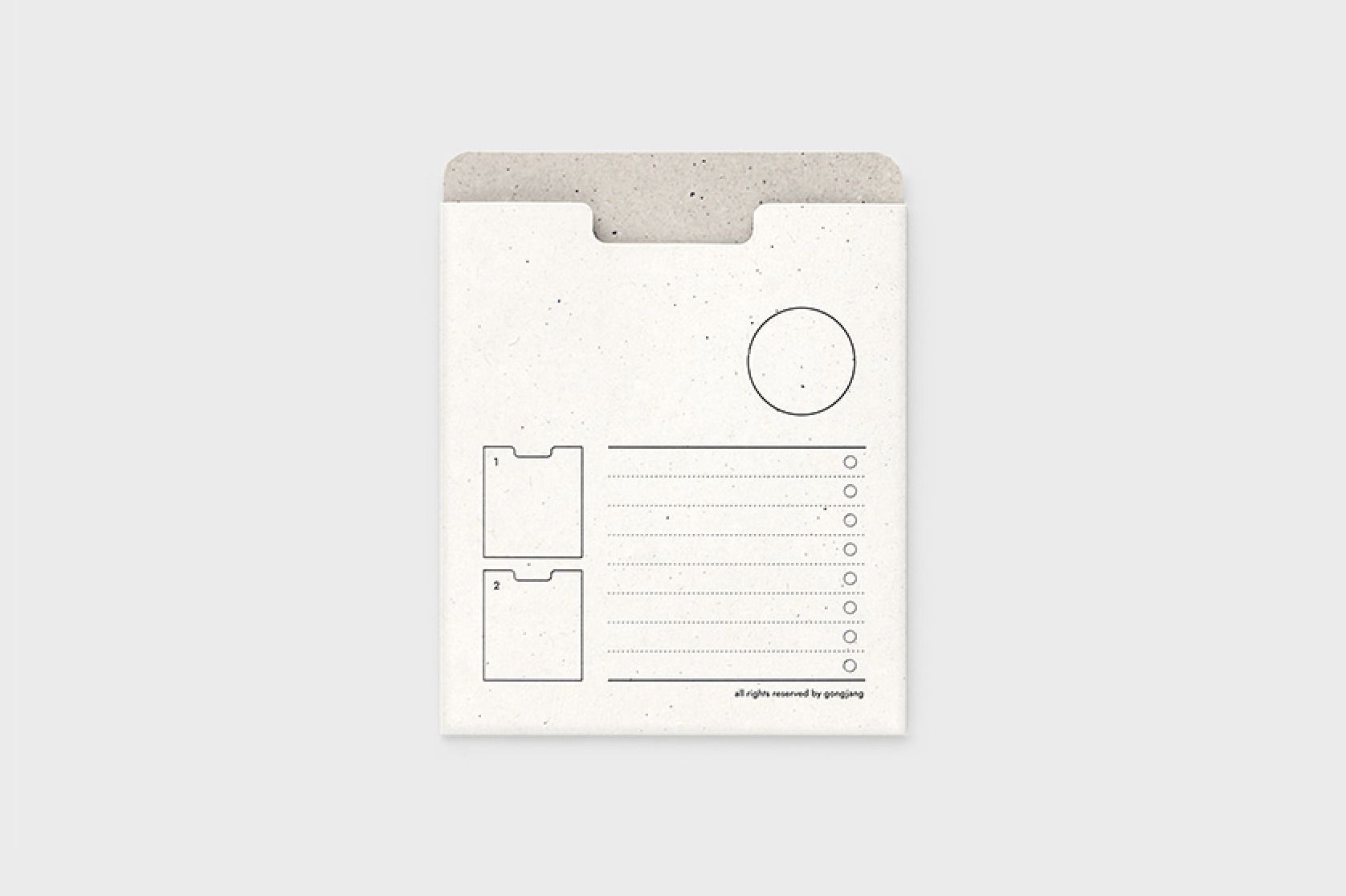 MochiThings: Small Natural Archiving Pocket Holder