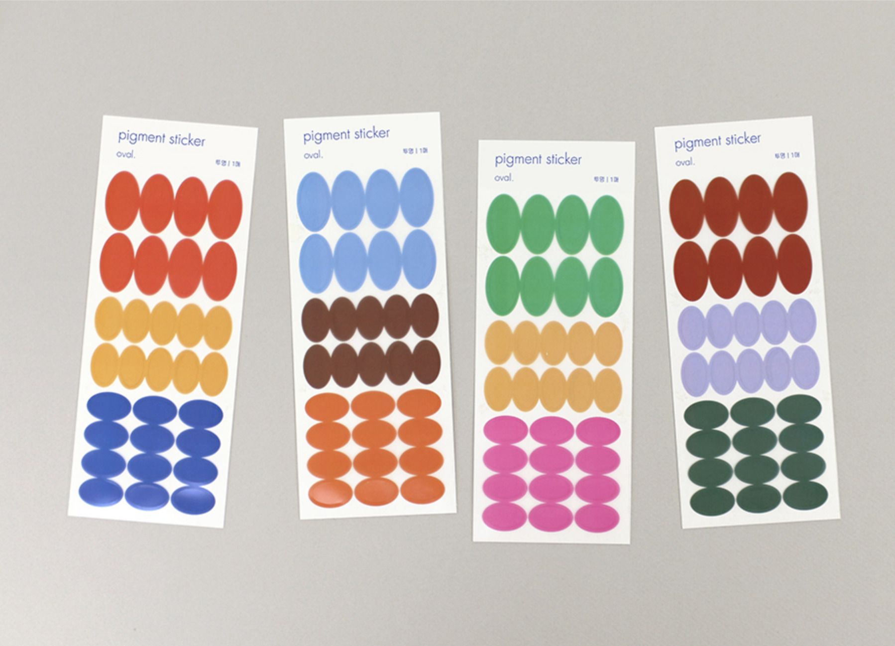 MochiThings: Circle Pigment See-through Sticker