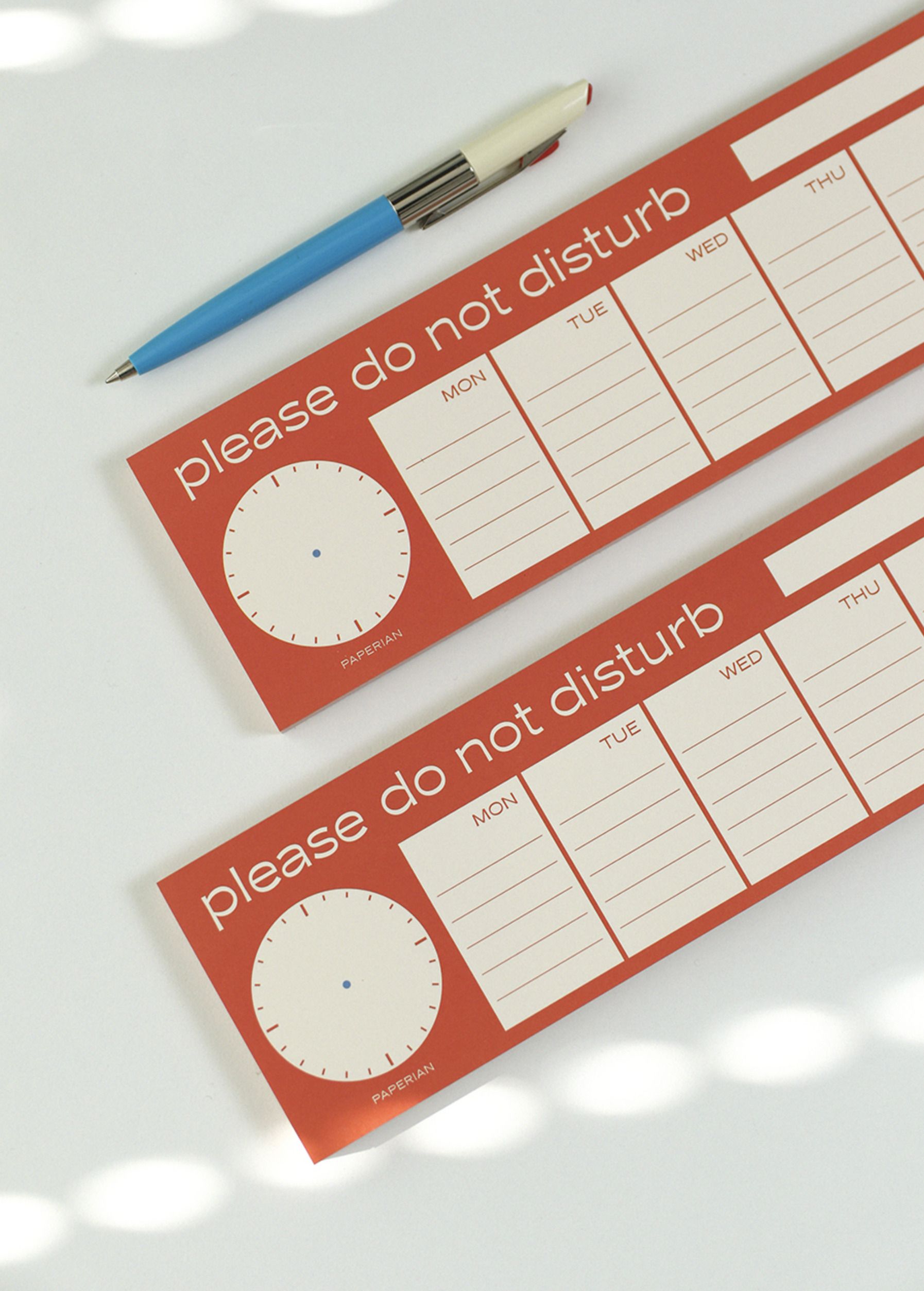 MochiThings: DND Weekly Schedule Notepad