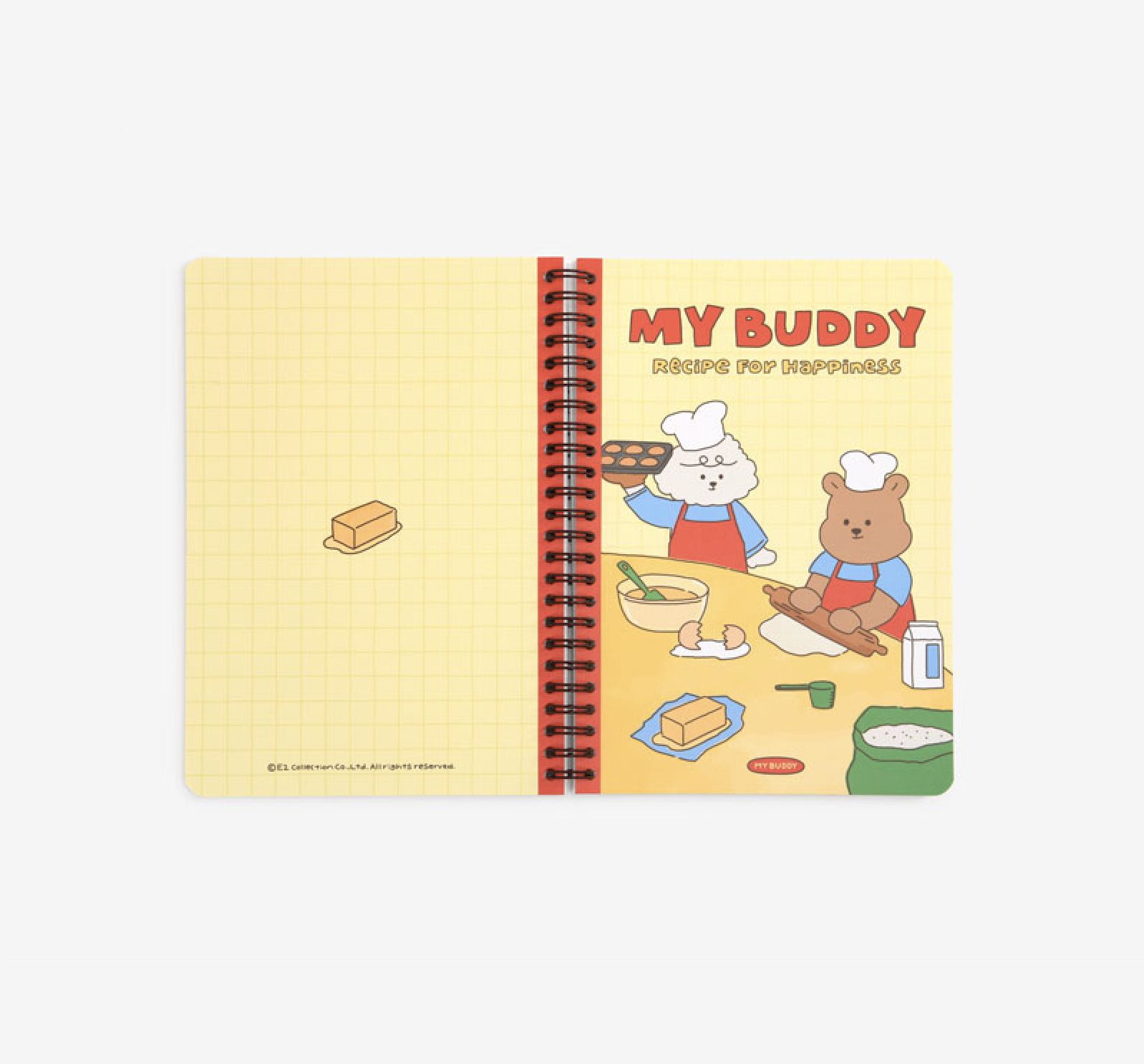 MochiThings: My Buddy A5 Spiral Notebook v2