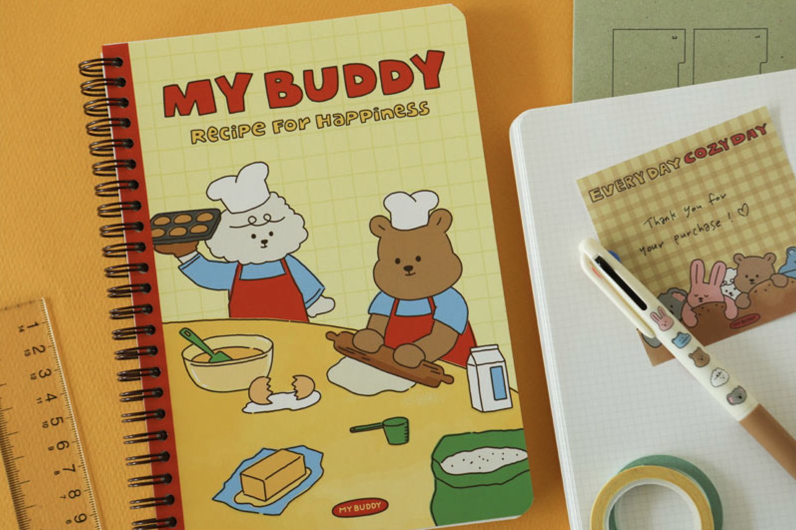 MochiThings: My Buddy A5 Spiral Notebook v2
