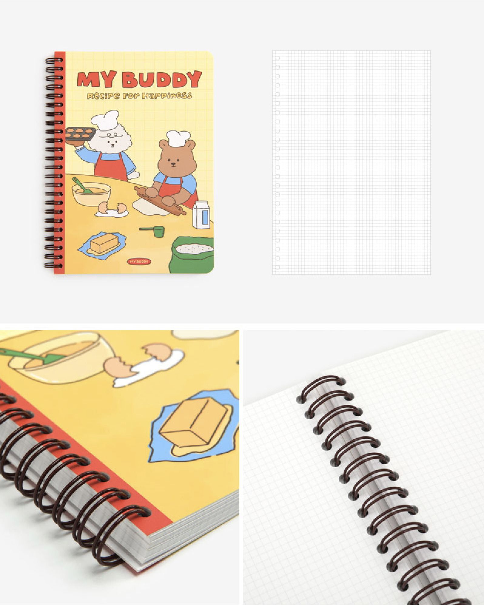 MochiThings: My Buddy A5 Spiral Notebook v2