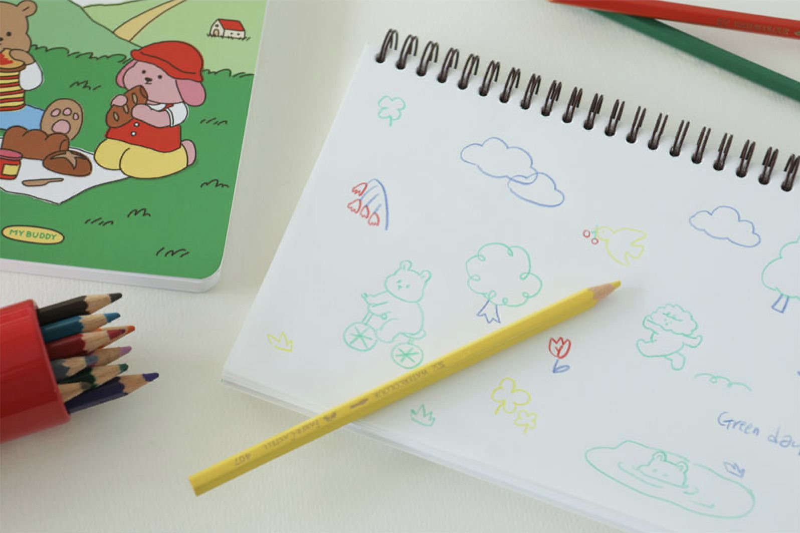 MochiThings: My Buddy A5 Spiral Notebook v2