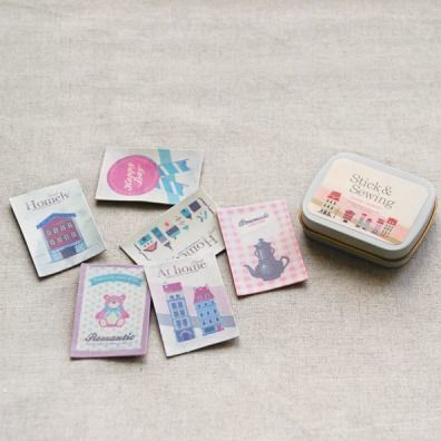 MochiThings: Vintage Sewing Label Sticker Set v3
