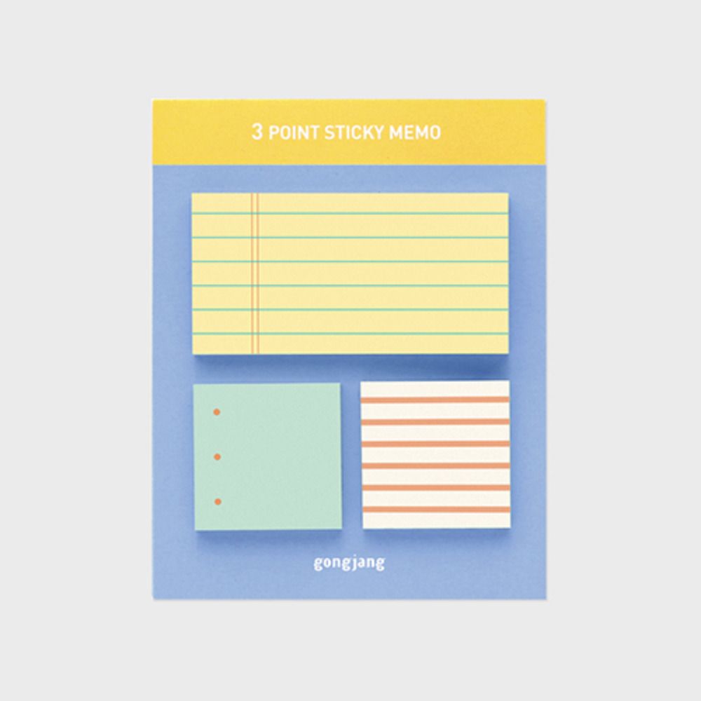 MochiThings: 3 Pattern Point Sticky Note v2
