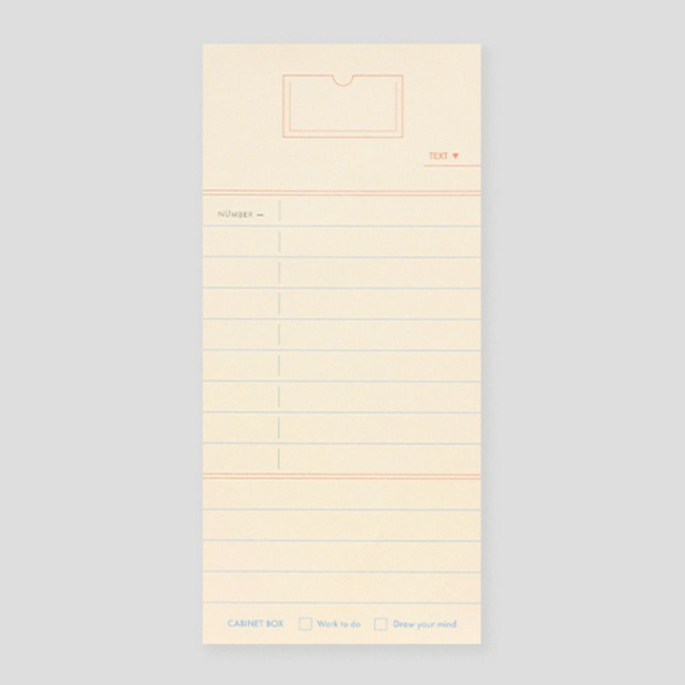 MochiThings: Cabinet Themed Notepad