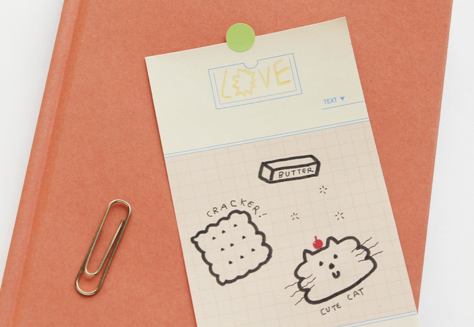 MochiThings: Cabinet Themed Notepad