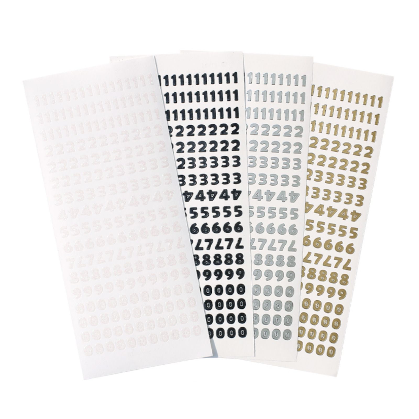 MochiThings: 4pcs Number&Alphabet Sticker Set