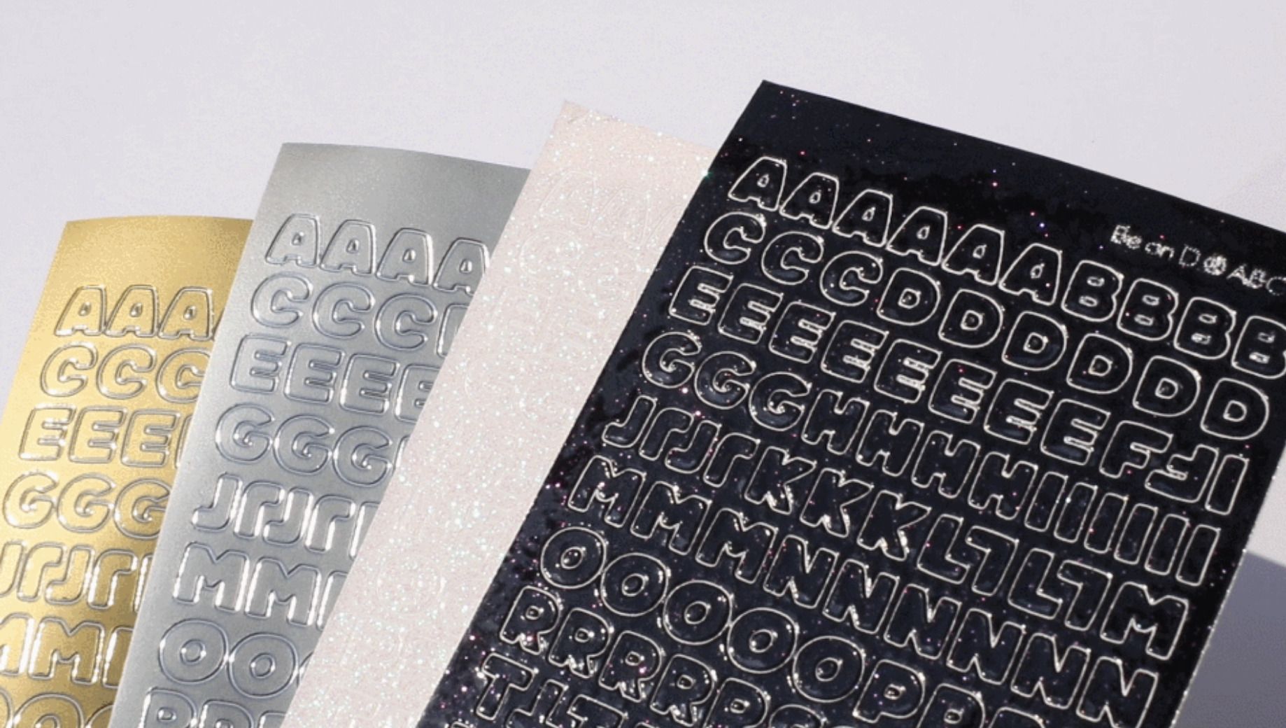 MochiThings: 4pcs Number&Alphabet Sticker Set