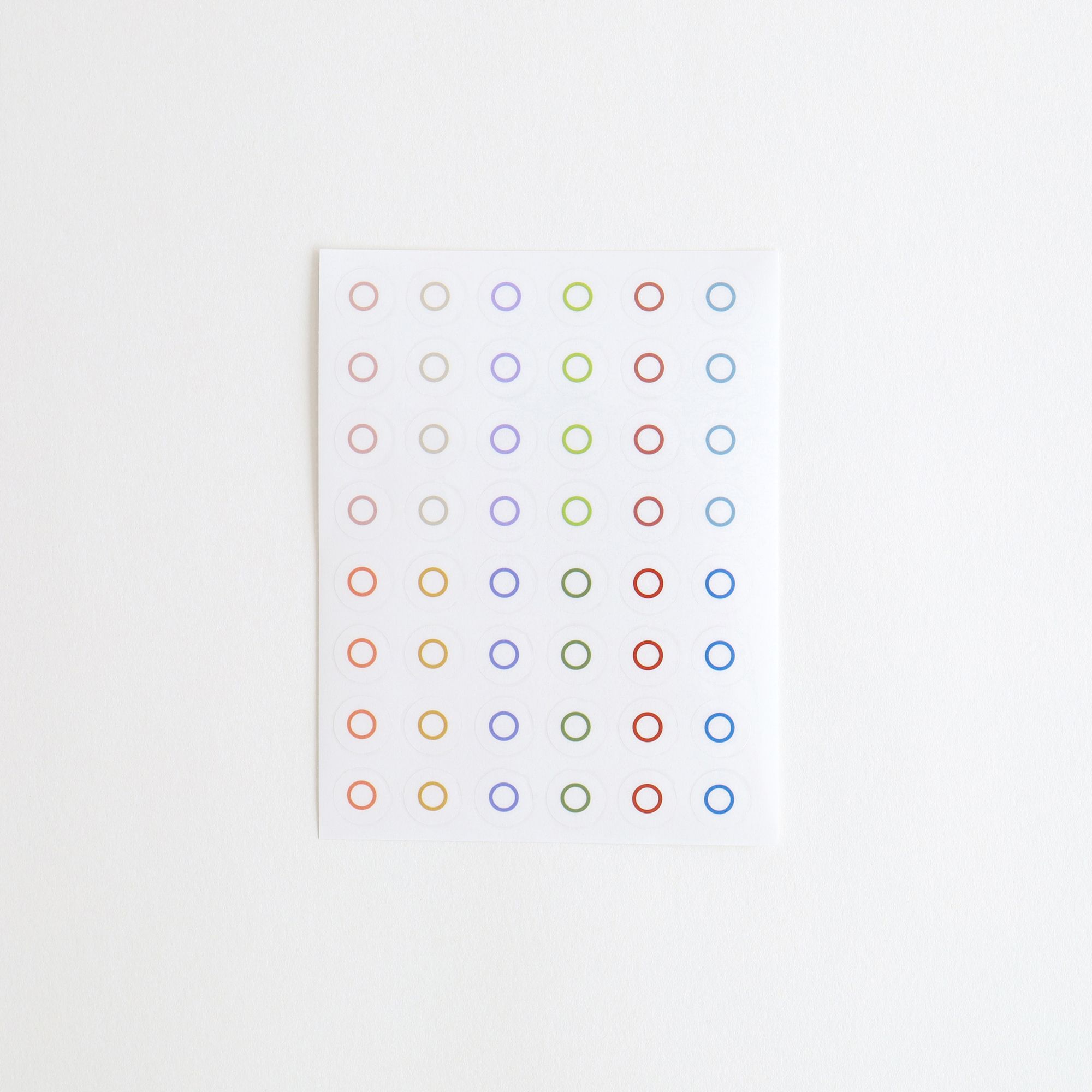 MochiThings: Colorful Circle Ring Sticker
