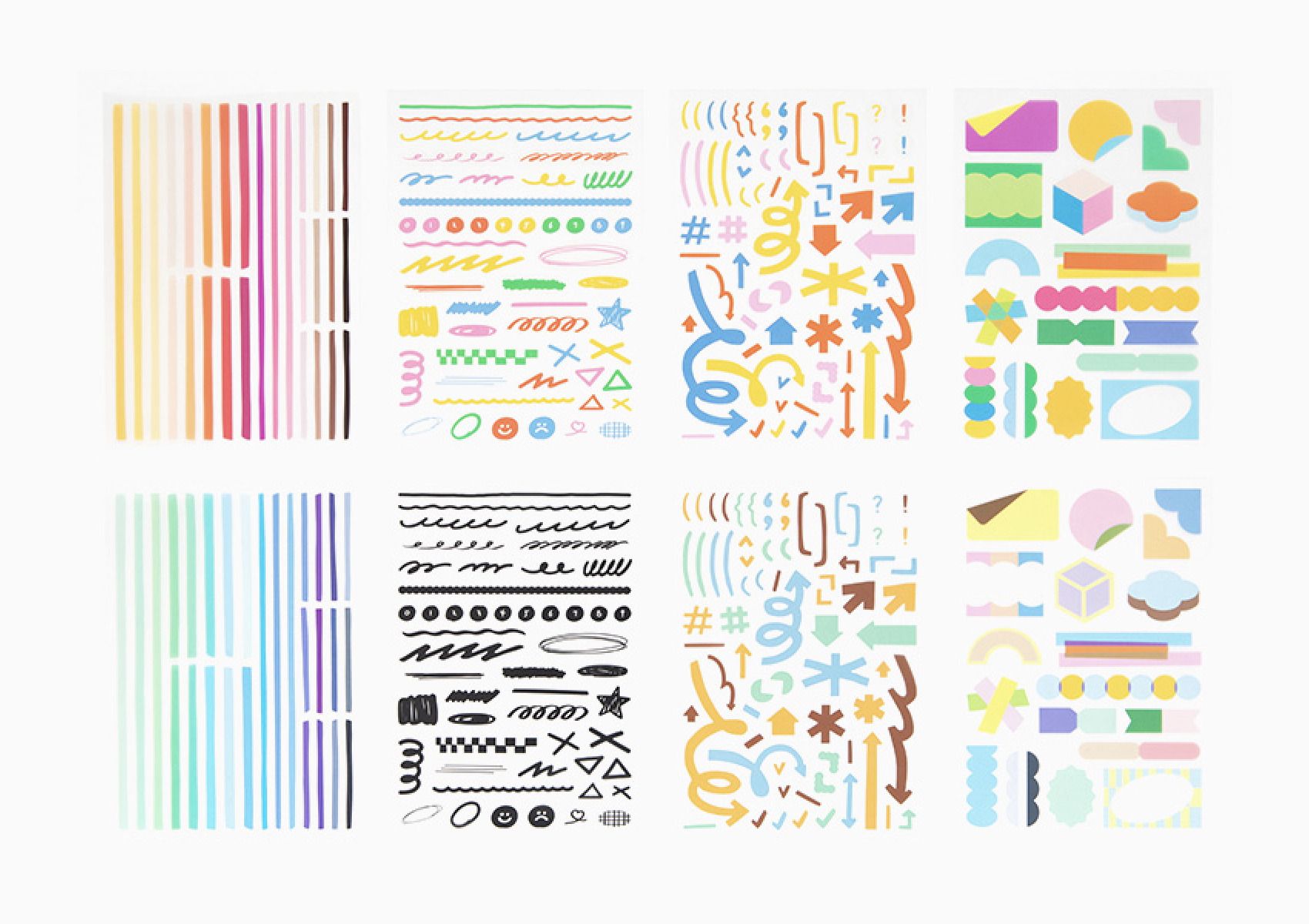MochiThings: 8pcs Little Things See-through Sticker Set