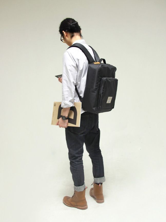 MochiThings: Charcoal Square Backpack