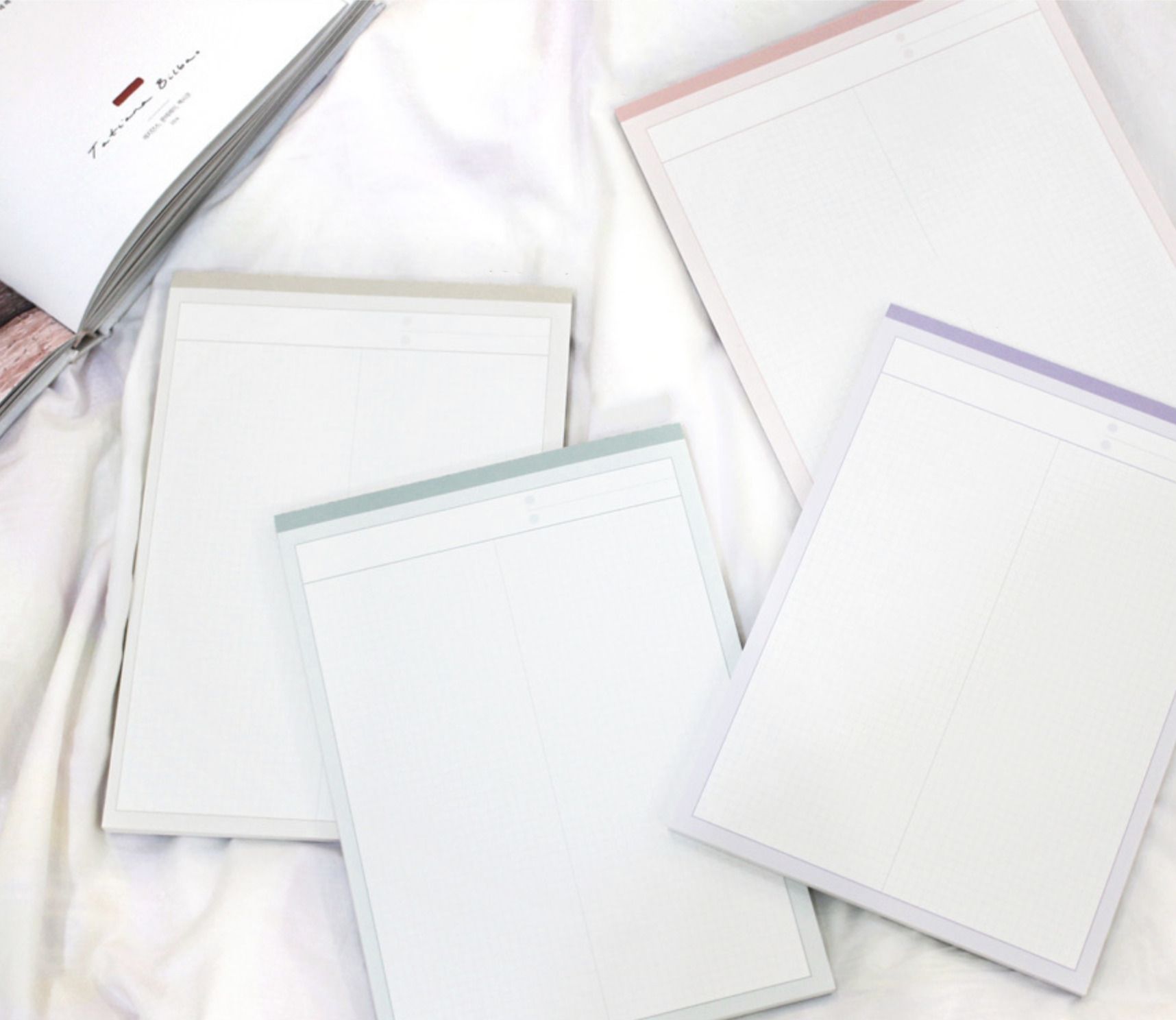 MochiThings: Pastel A4 Grid Notepad