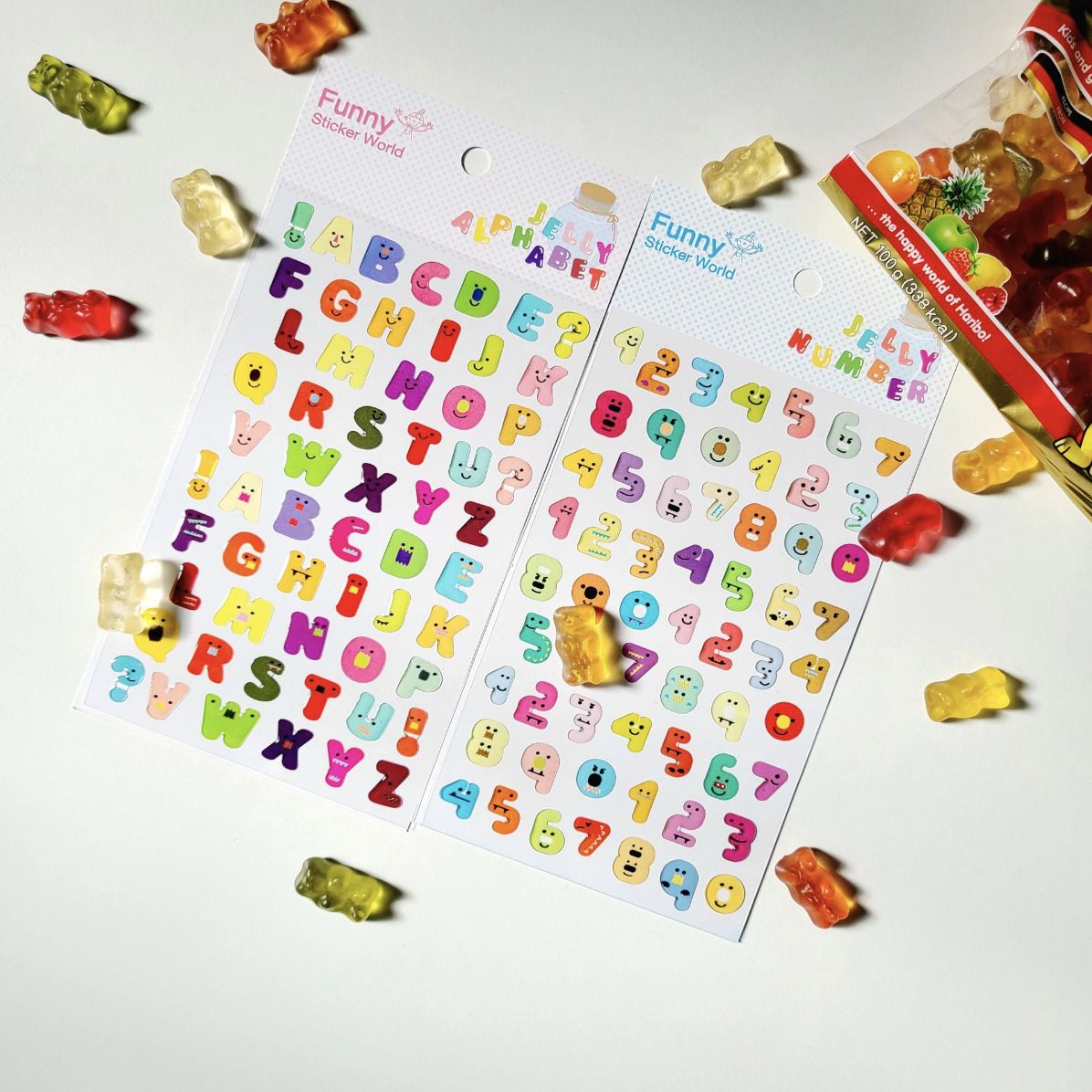 MochiThings: Jelly Number Epoxy Deco Sticker