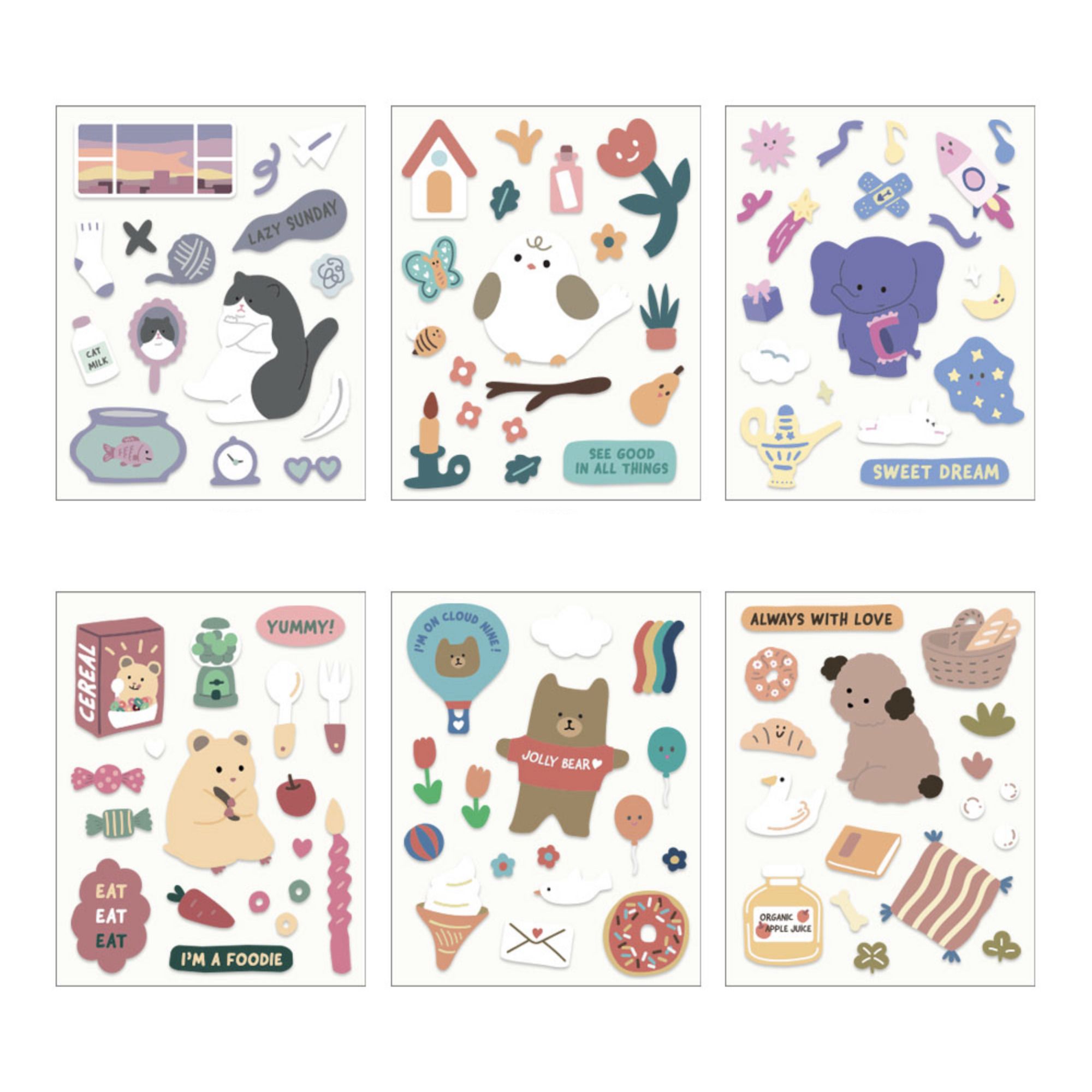 MochiThings: Animated Deco Sticker v5 Set