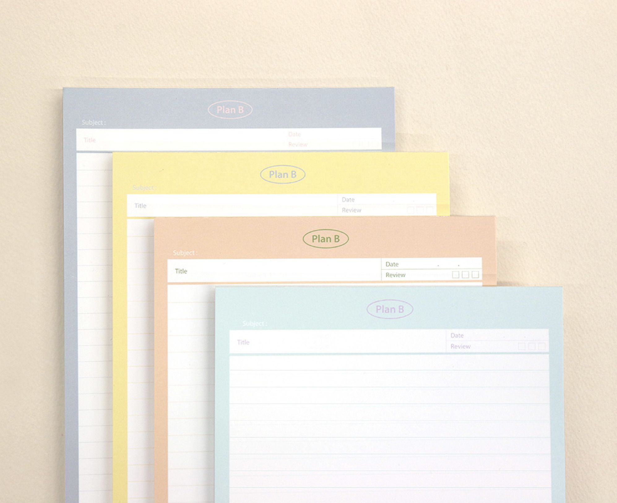 MochiThings: Plan B A5 Notepad