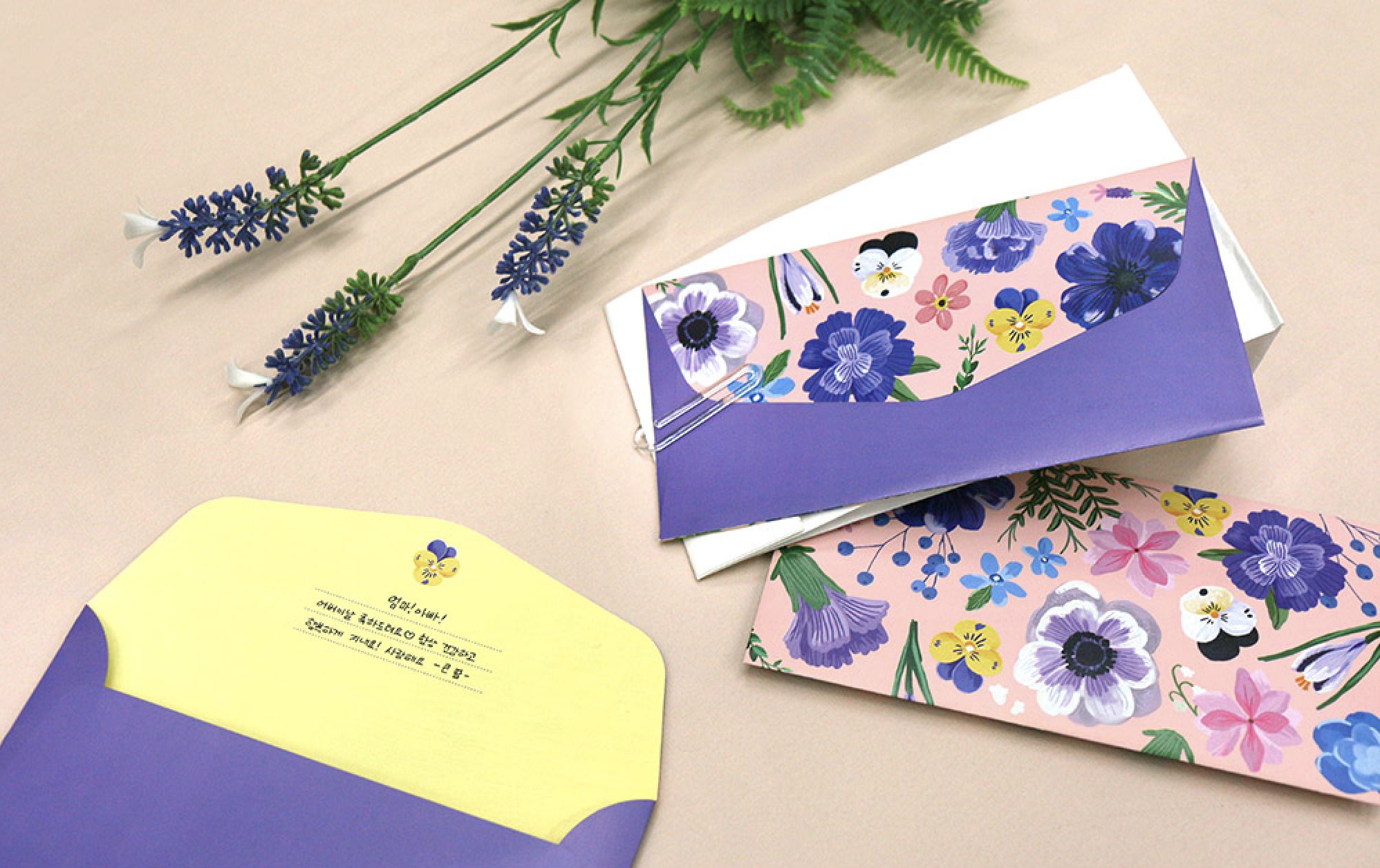 MochiThings: 3pcs Blooming Gift Envelope Set