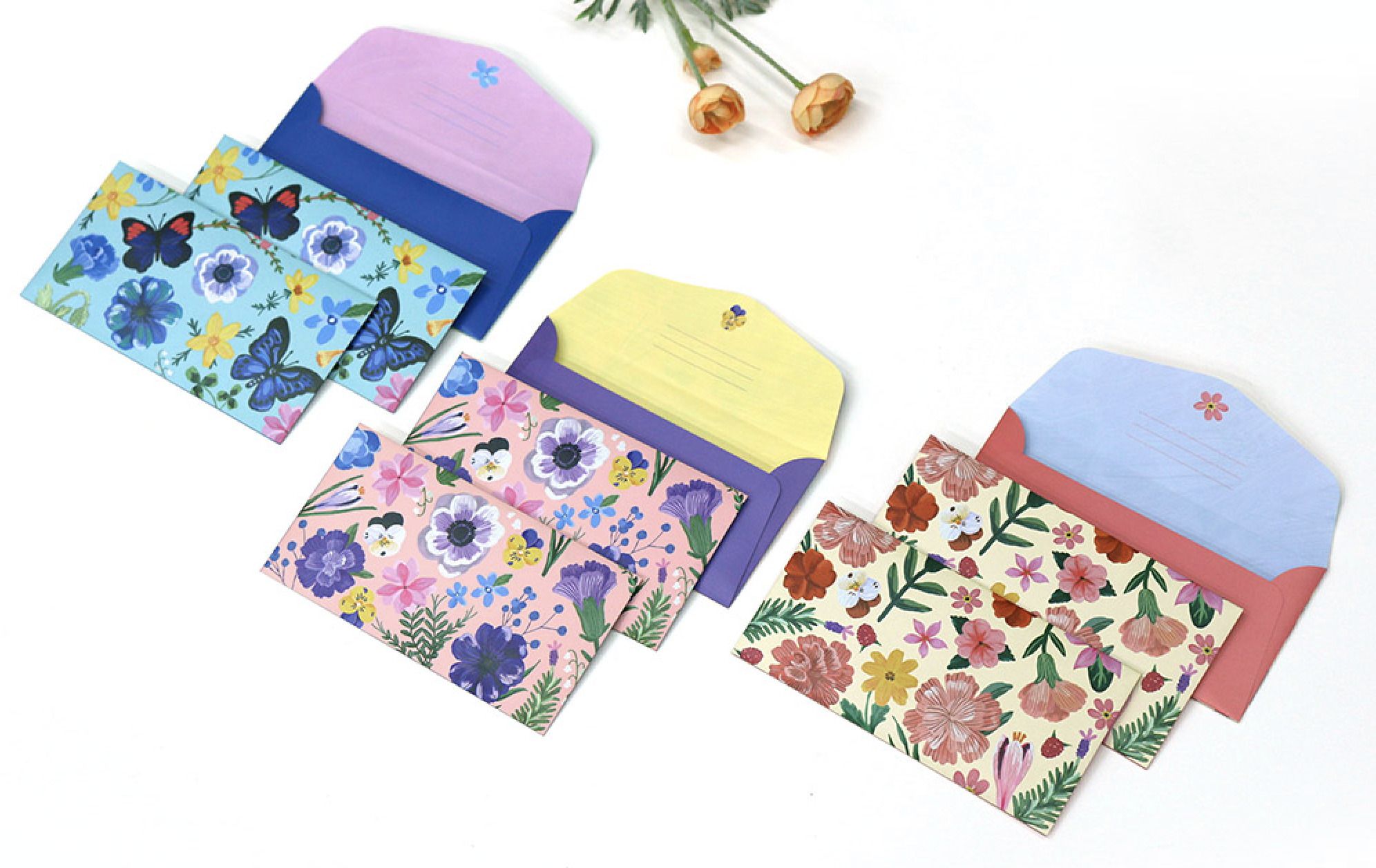 MochiThings: 3pcs Blooming Gift Envelope Set