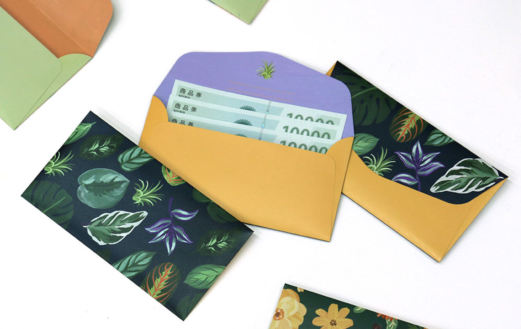 MochiThings: 3pcs Blooming Gift Envelope Set